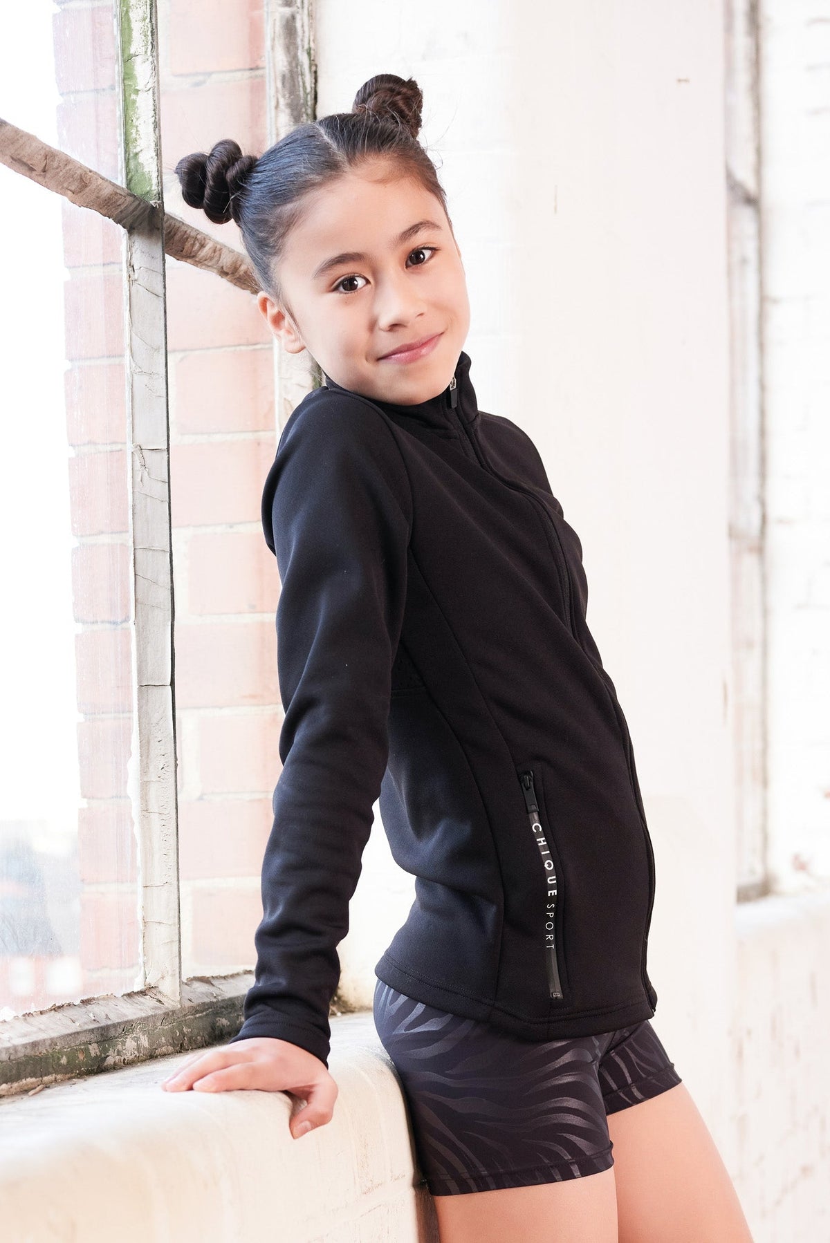 Girl's Figure Skating Full-Zip Jacket | Chique Sport